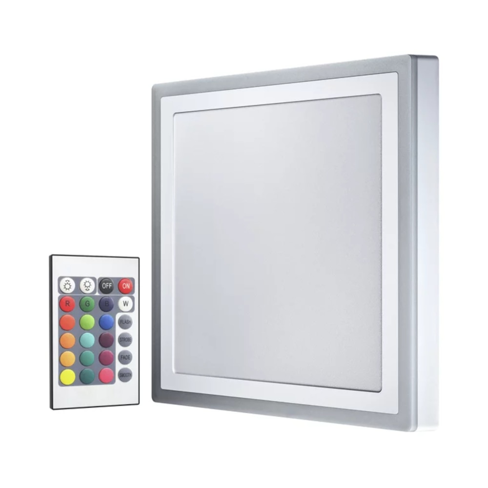 Ledvance LED Click Square Panel 400mm x 400mm 30W 3000K and RGB in White
