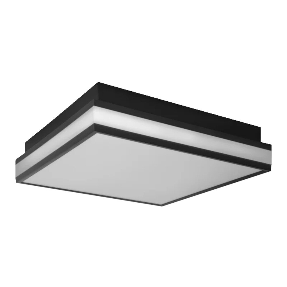 Black LED Smart WIFI 300x300mm Magnet Panel Tuneable CCT 26W Dim