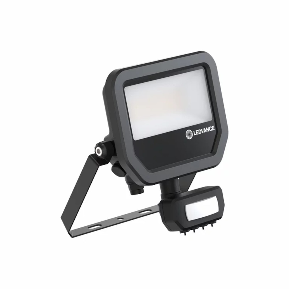 GEN 4 LED Floodlight 11W/17W 1600/2400lm 4000K IP65 in Black with Sensor