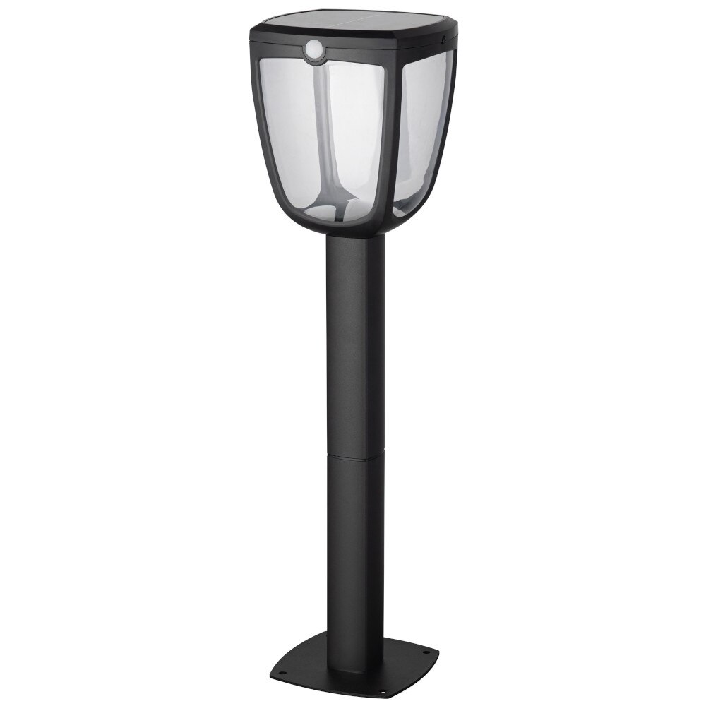 YourHome Solar Bollard Lantern 345lm 4000K with PIR and Daylight sensor ...