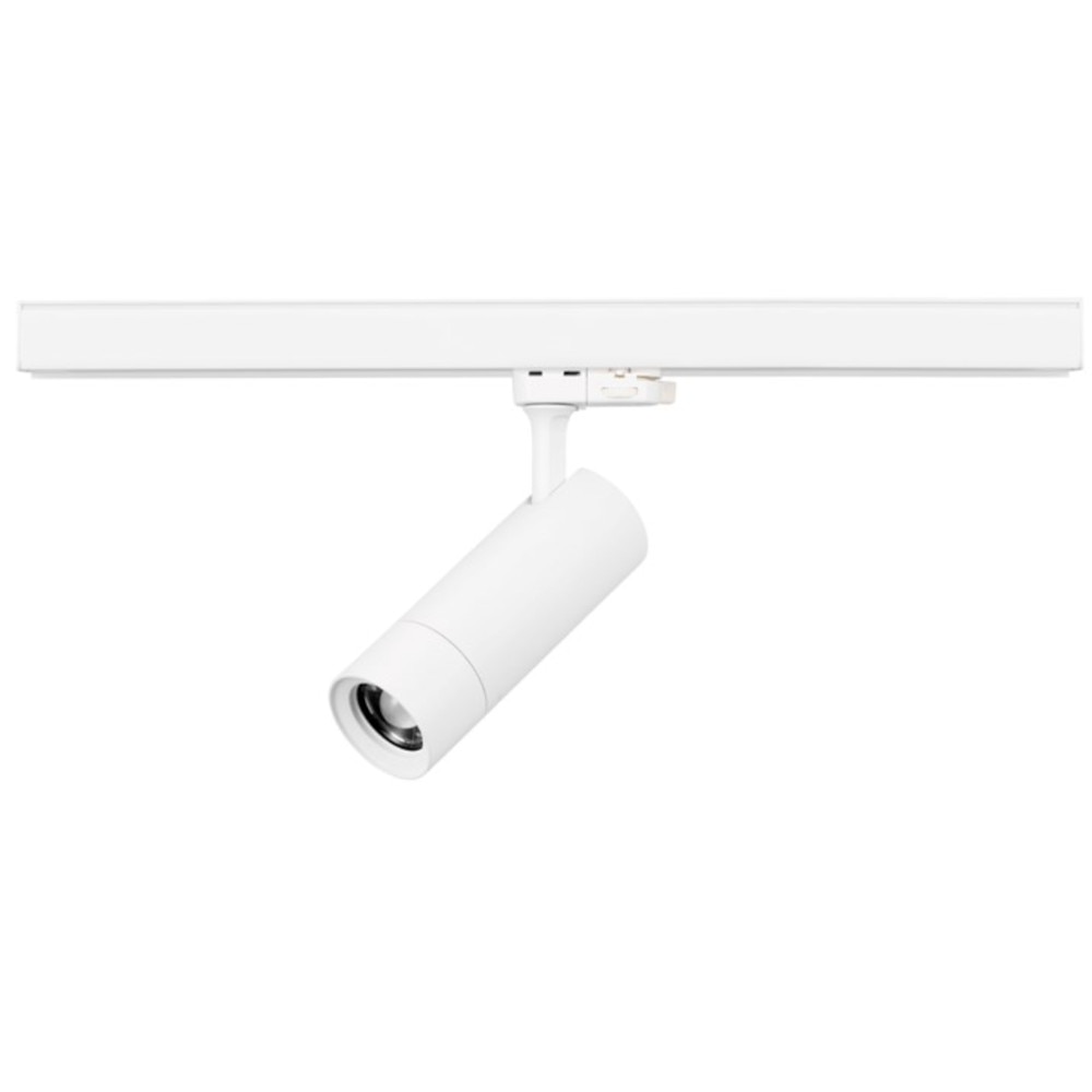 LED Lenzo Track Light 15W 3000K CRi90 Three Circuit Track in White Dim