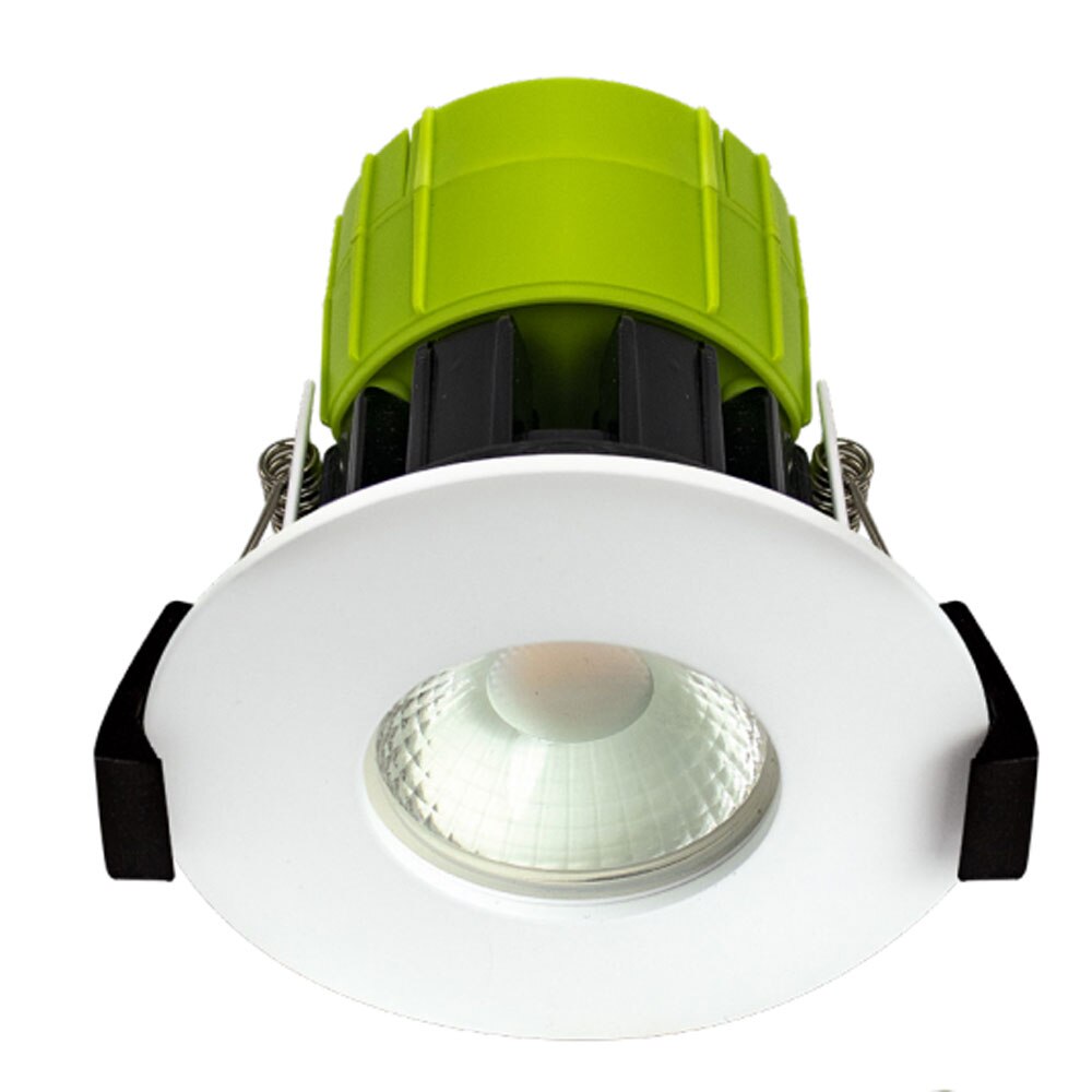 LED Fixed Fire Rated Downlight 8W 760lm 3000K IP65 60 Deg Dimmable