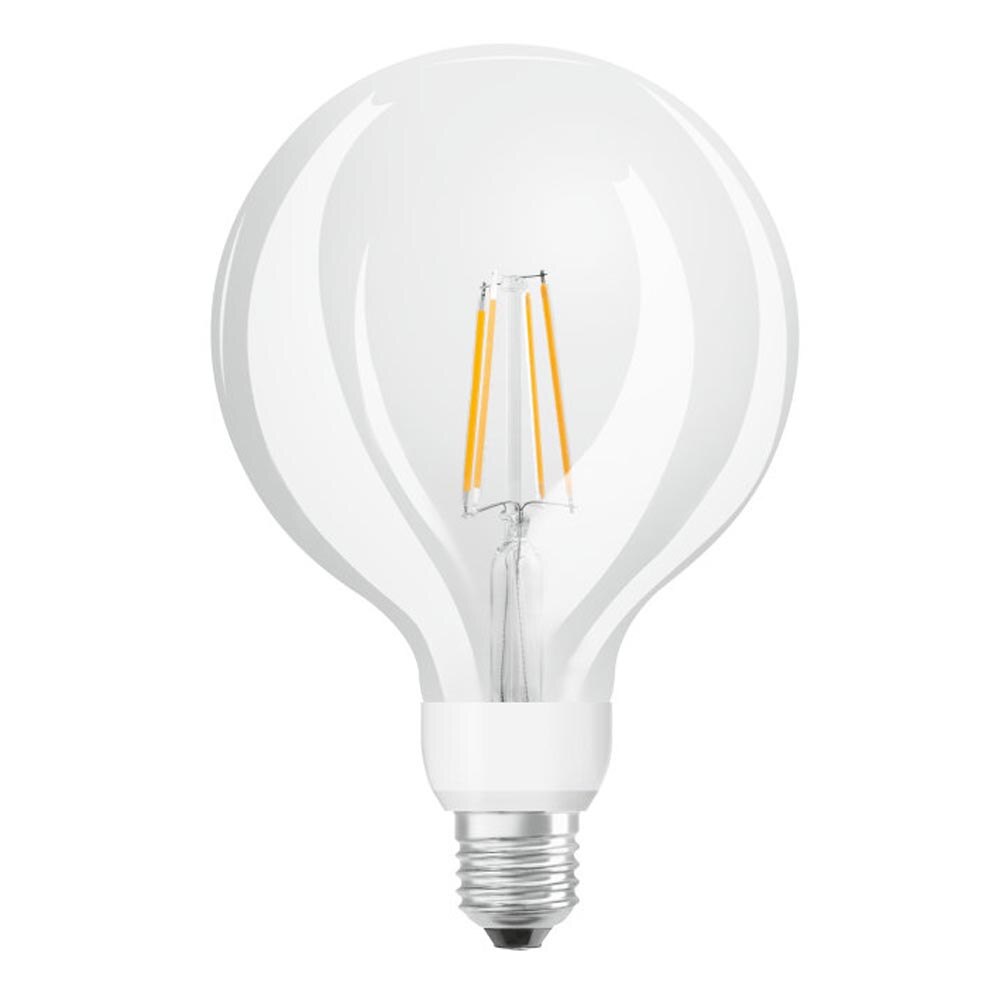 Osram LED Globe 125mm 7W Very Warm White Glow Dimmable E27 Clear