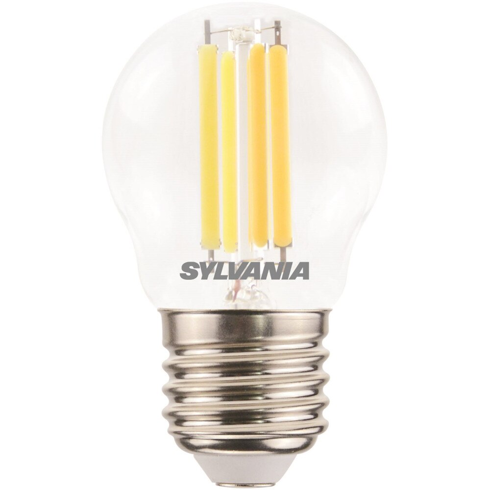 Sylvania LED 45mm Round 6W (60W eq.) E27 Clear Very Warm White
