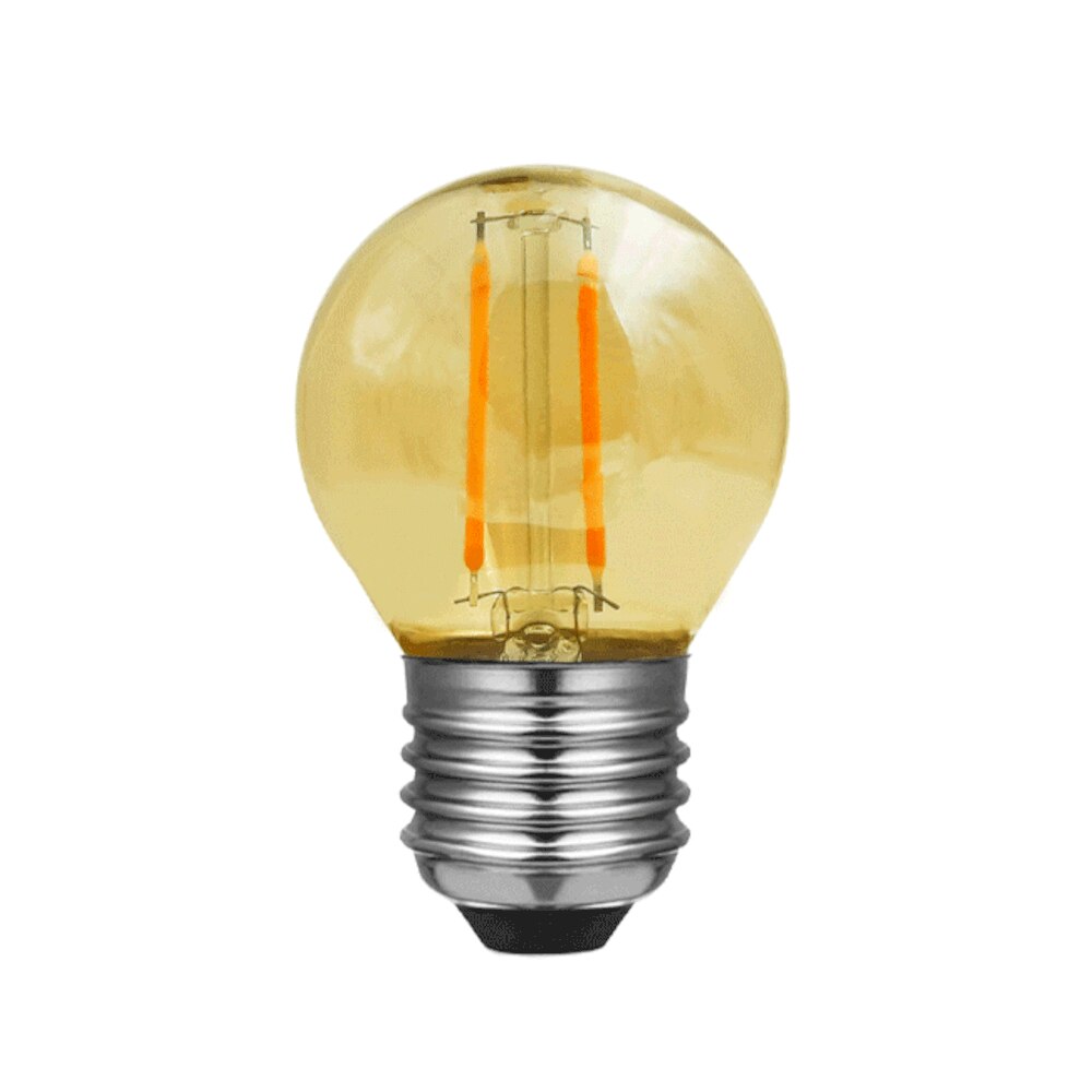 LED 45mm Round Gold ES 2W (15W eq.) 220-240V 2200K Laes